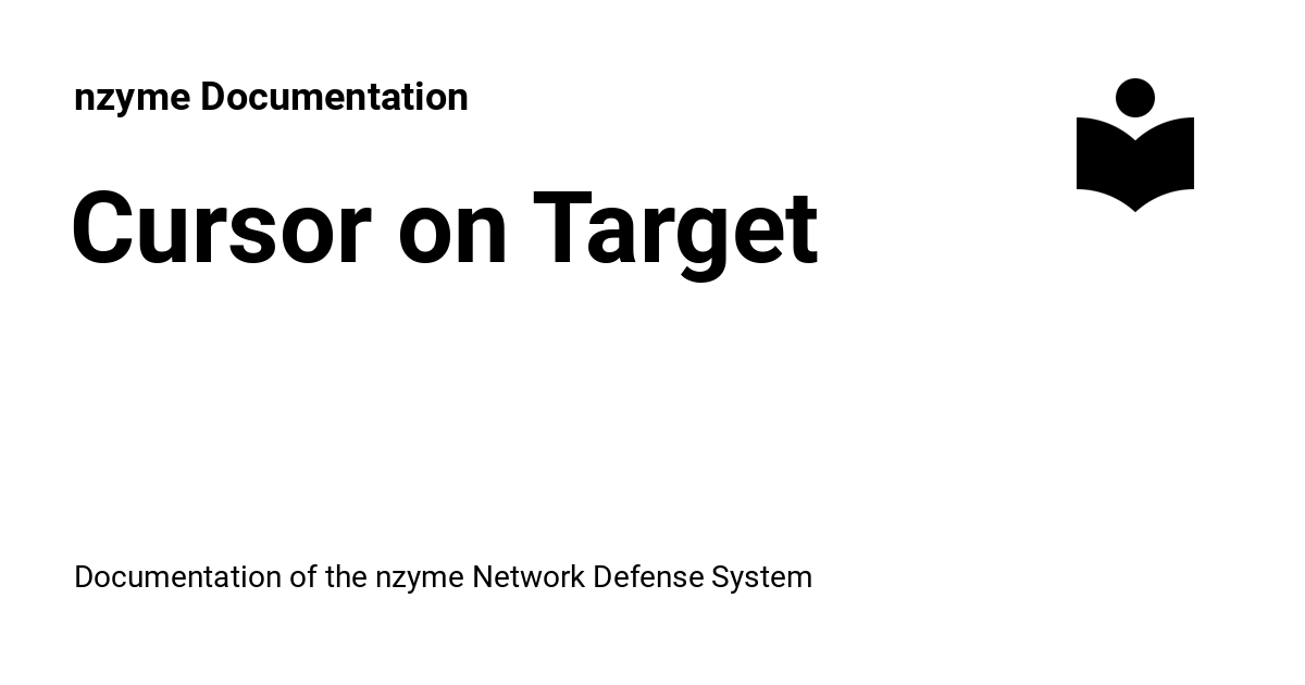 Cursor on Target - nzyme Documentation