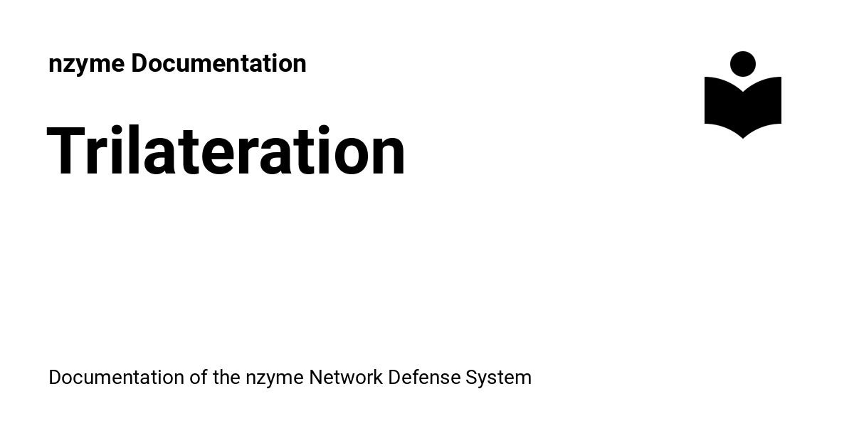 Trilateration - nzyme Documentation